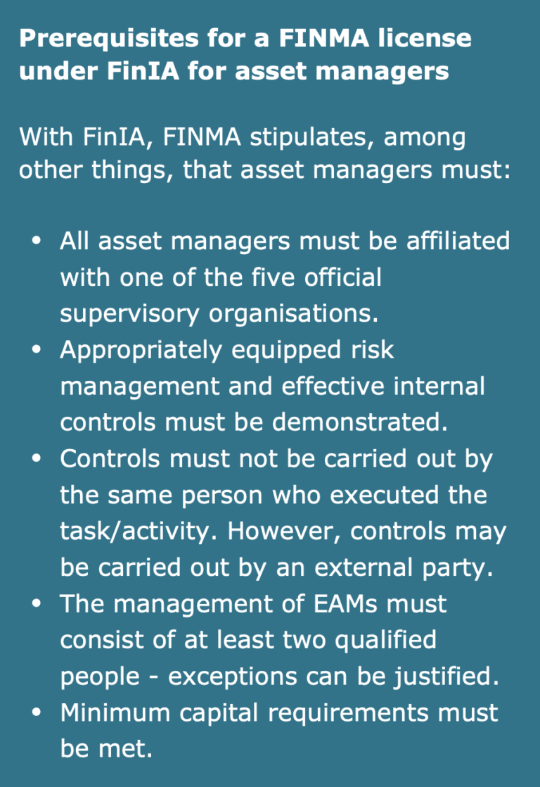 External Asset Management In Switzerland | finalix